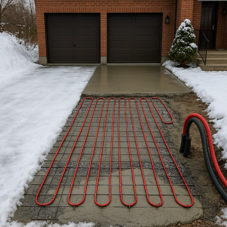 Hydronic Snow Melt Systems & Winter Benefits
